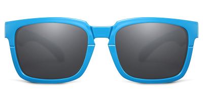 China Black Dark Lightweight Flexible Eyeglass Frames Light Blue Plastic Size 52 16 125 for sale