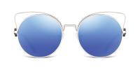 China Pink Grey Blue Polarised Glass Sunglasses , Glass Polarized Sunglasses 51 17 135 for sale