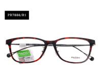 China Unisex Full Parim Eyeglasses Frames Fashionable Wayfarer Plastic 54 16 146 for sale