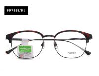China Half Parim Eyeglasses Frames Men Women Square Ultra Light Multiple Color for sale