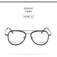 China Men Women Lightweight Eye Frames , Casual Aviator Metal Optical Glasses Frames for sale