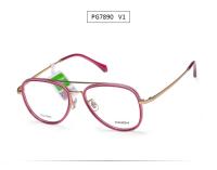 China Men Women Lightweight Eye Frames , Casual Aviator Metal Optical Glasses Frames for sale