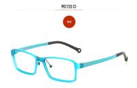China Boy Girl Kids Eyeglass Frames Square Multiple Color Dark Blue Non - Toxic for sale