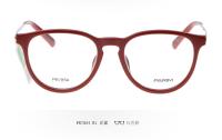 China Round Eye Flexible Eyeglass Frames / Fashionable Light Eyeglass Frames for sale