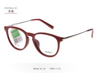 China Round Eye Flexible Eyeglass Frames / Fashionable Light Eyeglass Frames for sale