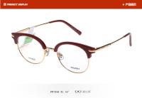 China Fashionable Unisex Parim Eyeglasses Frames Light Half Frame Round Eye for sale