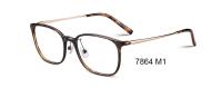 China Customized Size Parim Eyeglasses Frames With Plastic / Metal Material for sale