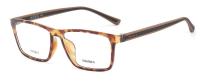 China Classical Adult Ultra Light Eyeglass Frames Scratch Resistant Square Frames for sale