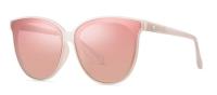 China Parim Ladies Polarized Sunglasses , Black Blue Pink Lens Women Plastic Frames for sale