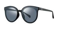 China Popular Woman's Plastic Polarized Sunglasses Black Grey Polarized Lens Plastic Frames for sale