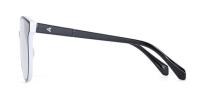 China Popular Woman's Plastic Polarized Sunglasses Black Grey Polarized Lens Plastic Frames for sale