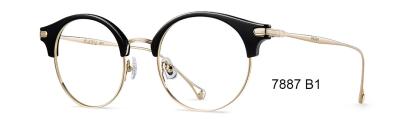 China Fashionable Half Round Eye Frames , Plastic Ultralight Glasses Frames for sale