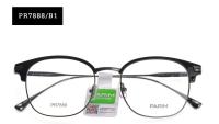 China Half Plastic Eyeglasses Optical Frames With Aerospace Material 51 19 145 Size for sale