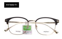 China Half Plastic Eyeglasses Optical Frames With Aerospace Material 51 19 145 Size for sale