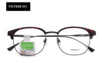 China Half Plastic Eyeglasses Optical Frames With Aerospace Material 51 19 145 Size for sale