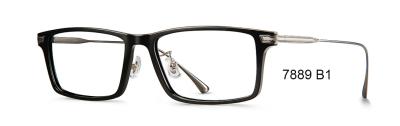 China Classical Square Plastic Eyeglass Frames / Men Women Prescription Glasses Frames for sale