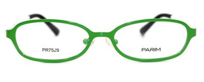 China Green Color Ultra Lightweight Eyeglass Frames / Oval Plastic Super Light Eyeglass Frames for sale