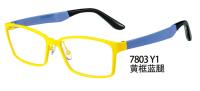 China Plastic Ultra Light Eyeglass Frames For Young Generation 7803 C1/M1/Y1 for sale