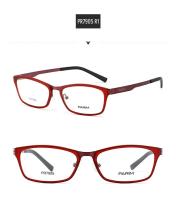 China Flexible Optical Parim Eyeglasses Frames Wayfarer Style High Strength for sale