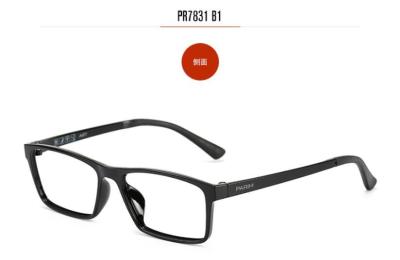 China Lightweight Plastic Eyeglass Frames / Men Women Unisex Flexible Titanium Eyewear Frames for sale