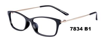 China Flexible Square Eyeglasses Optical Frames Metal Eyeglasses Frames Classical Style for sale