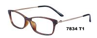 China Flexible Square Eyeglasses Optical Frames Metal Eyeglasses Frames Classical Style for sale