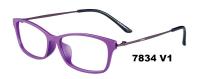 China Flexible Square Eyeglasses Optical Frames Metal Eyeglasses Frames Classical Style for sale