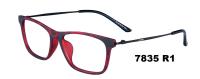 China Unisex Prescription Eyeglass Frames , Metal Temple Plastic Optical Square Frames for sale