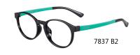 China Plastic Optical Lightweight Eyeglass Frames , Big Round Eye Frames Young Generation for sale