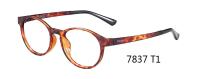 China Plastic Optical Lightweight Eyeglass Frames , Big Round Eye Frames Young Generation for sale