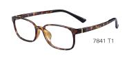 China Plastic Flexible Ultra Light Eyeglass Frames / Brown Square Ultralight Glasses Frames for sale