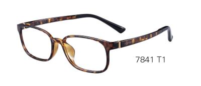 China Plastic Flexible Ultra Light Eyeglass Frames / Brown Square Ultralight Glasses Frames for sale