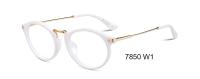 China Fashionable Flexible Round Eye Parim Eyeglasses Frames / Metal Temple Eyeglass Frames for sale