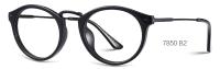 China Fashionable Flexible Round Eye Parim Eyeglasses Frames / Metal Temple Eyeglass Frames for sale