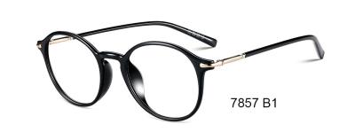 China Unisex Round Plastic Ultra Light Eyeglass Frames Fashionable For Young Generation for sale