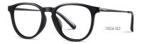 China Metal Temple Food Contact Ultra Light Eyeglass Frames With Round Lens for sale