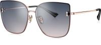 China TAC Polarized Cat Eye Sunglasses Ladies Polarised Sunglasses Rose Gold for sale
