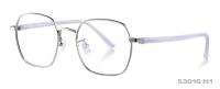 China Mental Frames For Kids Super Light Pink White Eyeglasses for sale