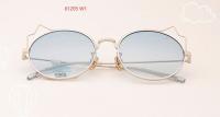 China KIDS SUNGLASSES 61205 METAL FRAMES CAT EYE FASHIONABL CUTE CHILDREN NON POLARIZED for sale