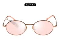 China KIDS NON PORLARIZED SUNGALSSES 63206 MATAL FRAME OVAL LENS GIRL UNISEX STYLE for sale