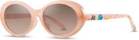China KIDS SUNGLASS 63210 PLASTIC OVAL DESIGN COLORFUL LENS GIRL CUTE GLASSES for sale