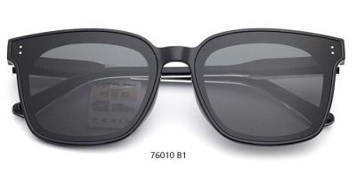 China Plastic Non Polarized Sunglasses 76010 Square Men Women Sunglasses for sale