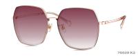 China NON PORLARIZED SUNGLASSES BIG SQUARE WOMAN SUNGLASSES 76029 METAL FRAMES for sale