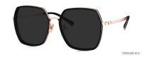China NON PORLARIZED SUNGLASSES BIG SQUARE WOMAN SUNGLASSES 76029 METAL FRAMES for sale