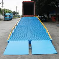 China Warehouse 10m Movable Loading Dock Adjustable Yard Dock Ramp for sale