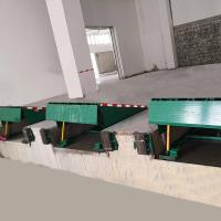 China Customized 8T-20T Warehouse Dock Leveler Blue Dock Plate Ramp for sale