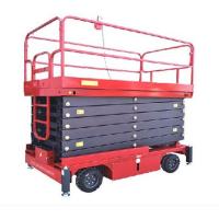 China 4M 6M High Mobile Scissor Lift Platform Movable Scissor Lift for sale