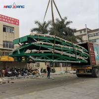 China Anti Slip Container Dock Ramp Portable Steel Yard Ramps For Forklifts for sale