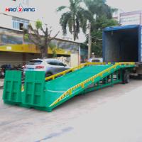 China Loading And Unloading Portable Dock Ramp Green Portable Steel Ramps for sale
