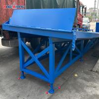 China 10T-20T Mobile Loading Dock Mobile Yard Ramp With Anti Slip Diamond Panel for sale